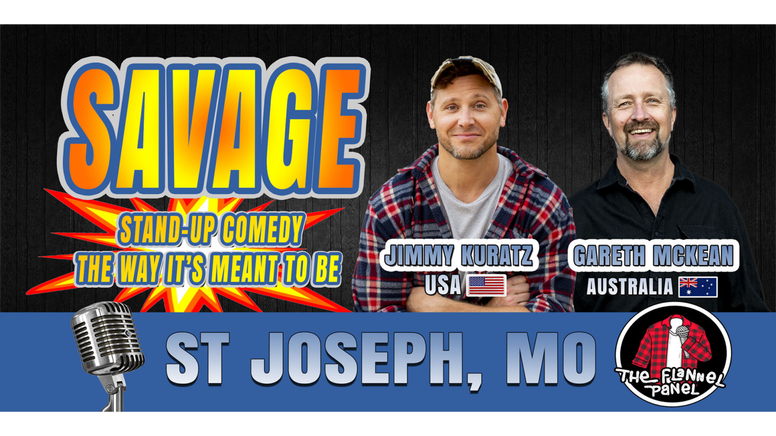 Stand-Up Comedy: Jimmy Kuratz and Gareth McKean | St. Joseph, MO ...