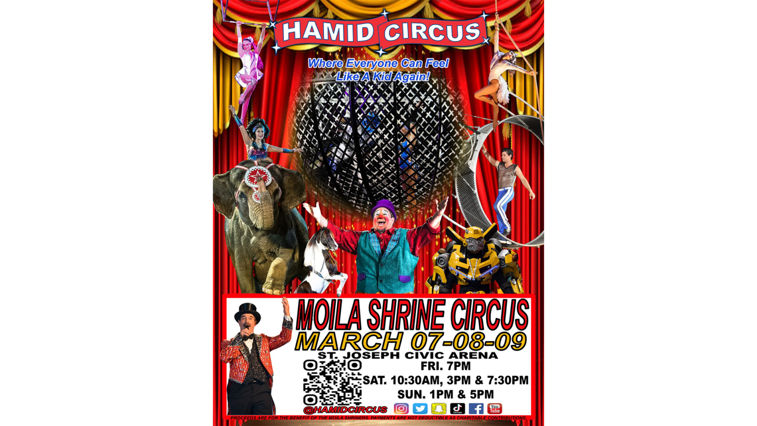 70th Annual Moila Shrine Circus | St. Joseph, MO Convention & Visitors ...