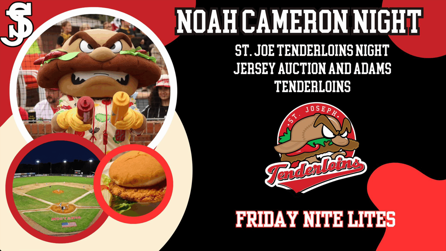 Noah Cameron Night-Free Entry Kids in Uniform, St. Joseph Tenderloins ...