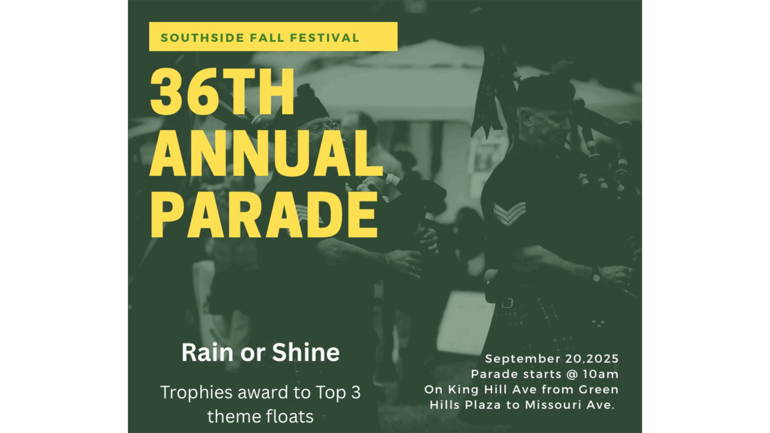 36th Annual Southside Fall Festival Parade | St. Joseph, MO Convention ...