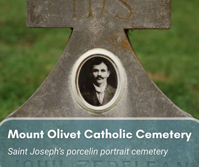 Mount Olivet Cemetery: Saint Joseph’s porcelain portrait cemetery | St ...